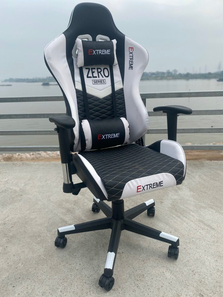 Ghế gaming extreme zero V1+ Màu đỏ – đen – trắng – Bàn ghế game master